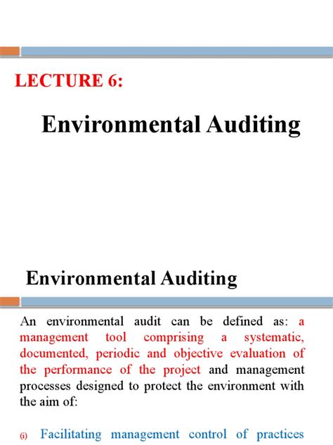 Understanding Environmental Auditing A Comprehensive Guide To The Process Purpose And Stages