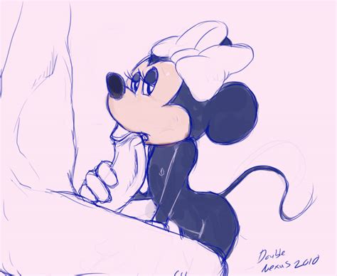 Rule 34 Disney Double Nexus Female Minnie Mouse Monochrome Penis