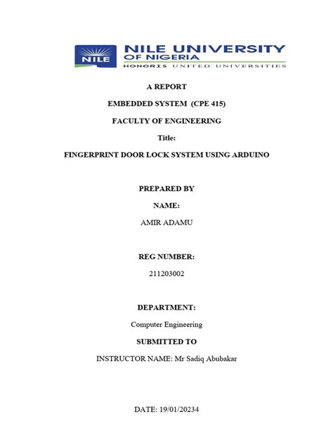 Embedded System Project 2 Pdf