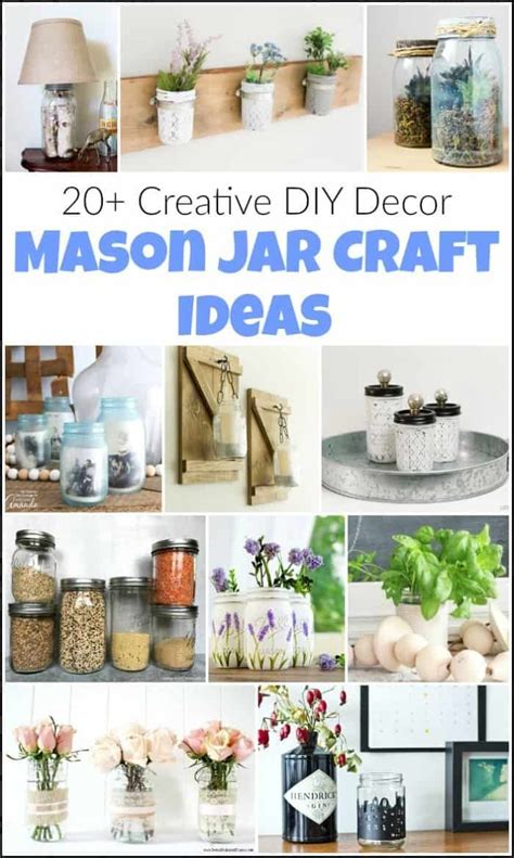 Best Diy Decor Mason Jar Crafts