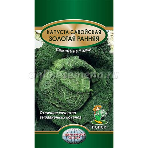 Капуста савойская Золотая ранняя из каталога Лидеры мировой селекции ...
