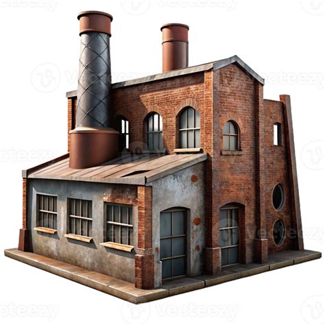 Elegant Abstract A Dilapidated Industrial Factory Rusty Metal And Broken Windows Gritty