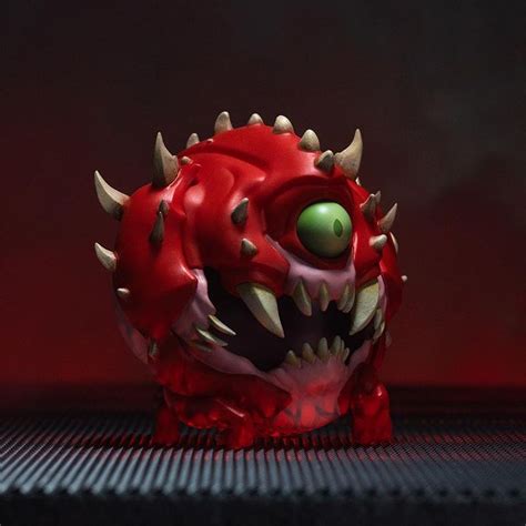 Statuetta Da Collezione Ufficiale Di Doom® Cacodemon Doom Figure