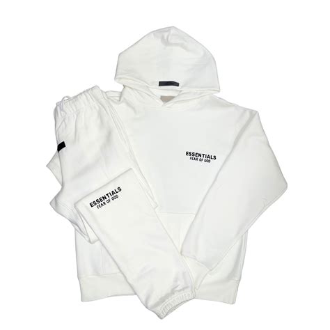 Essentials Tracksuit White Zookicks