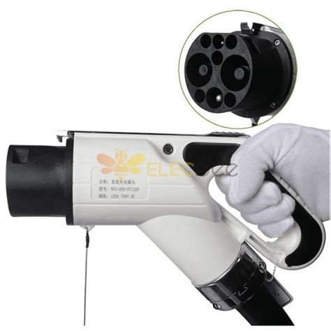 200a Gbt Standards Dc Charging Plug 750v Connector Single Phase Ev Charger With 5m Cable