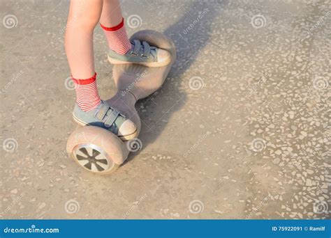 Girl On A Hoverboard Stock Image Image Of Board Ride 75922091
