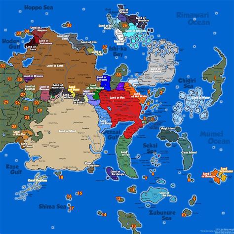 Naruto Map By Kycethelombax On Deviantart