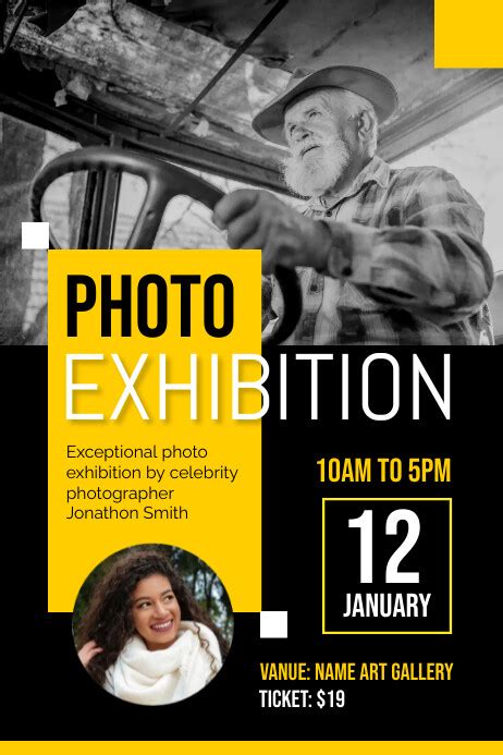 Copy Of Photo Exhibition Poster Design Postermywall