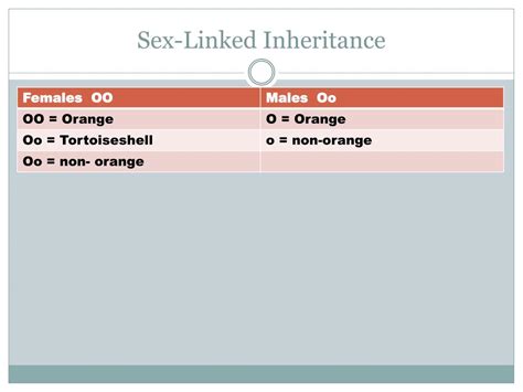 Ppt Sex Linked Characteristics Powerpoint Presentation Free Download