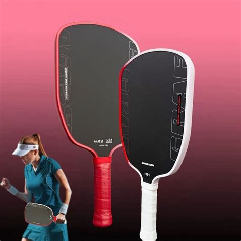 Graf Agassi Pro 16mm Gen4 T700 Carbon Fiber Pickleball Paddle Frosted