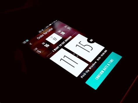 Custom Time Picker Anim Mobile App Inspiration User Interface Design Interactive Design
