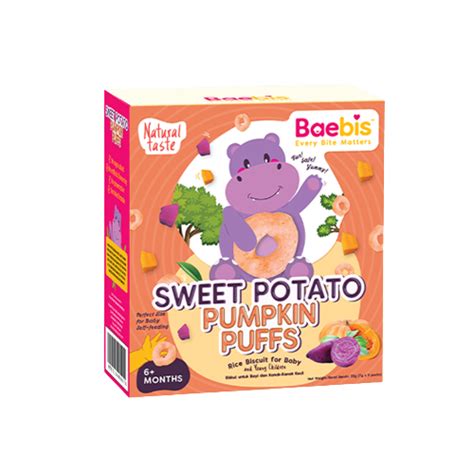 Baebis Sweet Potato Pumpkin Puffs 35g