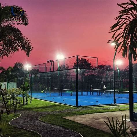 Panoramic Padel Tennis Court Supplier Artificial Grass Cancha De Padel