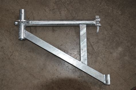 Galvanized Ringlock Scaffold System Triangle Bracket For Construction