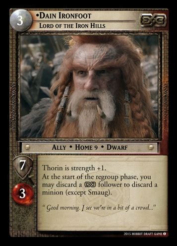 The Hobbit Dain Ironfoot