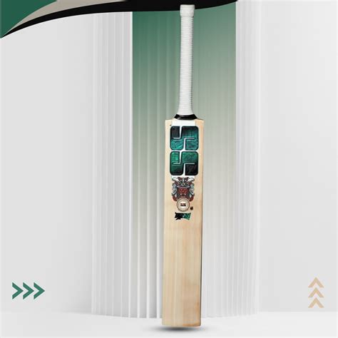 Ss Devils Green English Willow Cricket Bat Sh Explosive Power With T