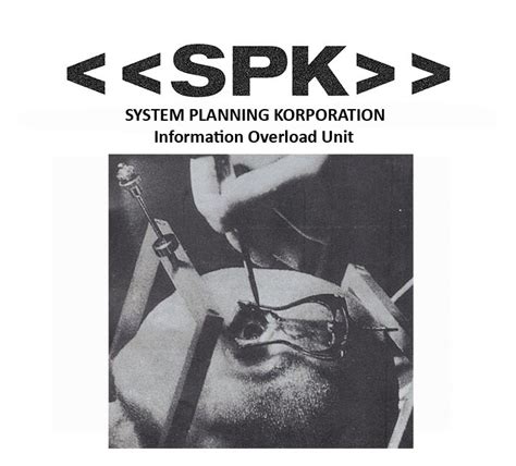 Spk System Planning Korporation Information Overload Unit Cd Digipack