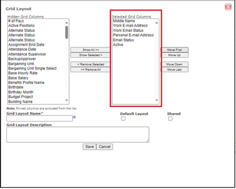 Create A Custom Layout Column Sorts And Filters For Records In A Data