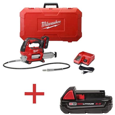 Reviews For Milwaukee M18 18v Lithium Ion Cordless 2 Speed Grease Gun