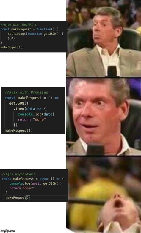 Evolution Of AJAX R ProgrammerHumor