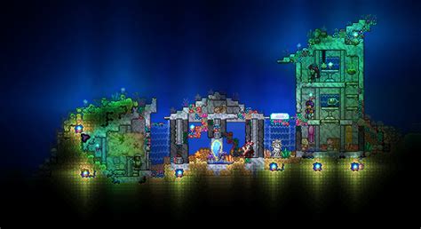 Terraria House Ideas Terrarium Base Ocean Pylon Terraria Water