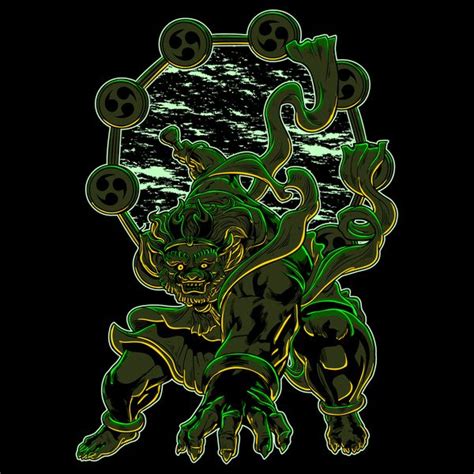 Thunder God Raijin Korean Art Shinto Artist Tees