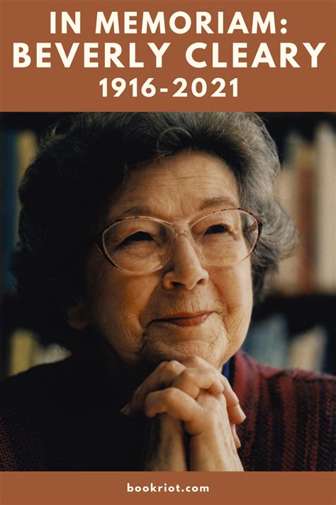 In Memoriam Beverly Cleary 19162021 Book Riot