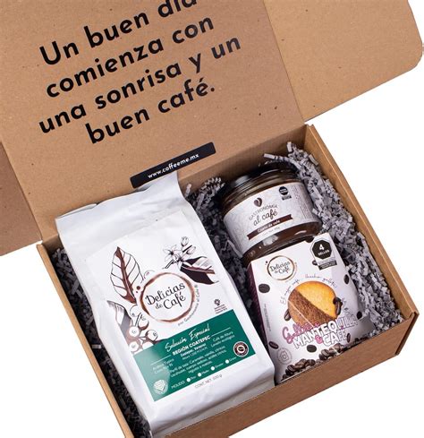 Kit De Regalo Con Café Galletas Y Cajeta De Café Set Gourmet Para