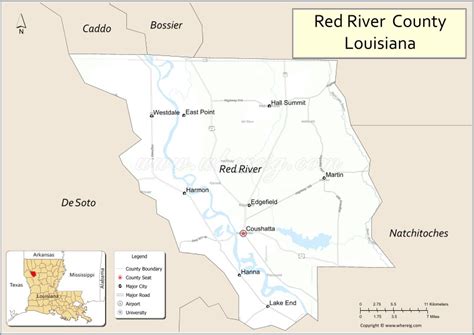 Louisiana Parish Map