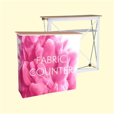 Pop Up Fabric Counter Wild Cow Visual