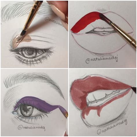 makeup on paper like you ve never seen before 🤩 makeup on paper like