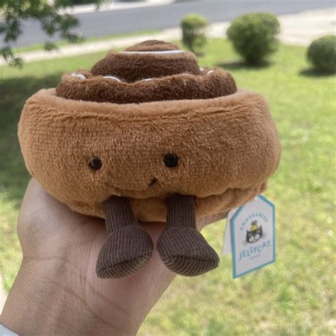 Jellycat Cat Jellycat Amuseables Cinnamon Bun Plush Soft Cinnamon