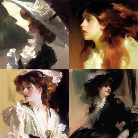 John Singer Sargent Midjourney Style Andrei Kovalevs Midlibrary 20