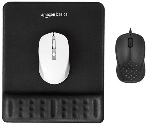 Amazonbasics Amazon Basics Gel Mouse Pad Wrist Rest Memory Foam