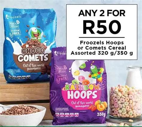 Froozels Hoops Or Comets Cereal Assorted 320g350g Offer At Food Lover