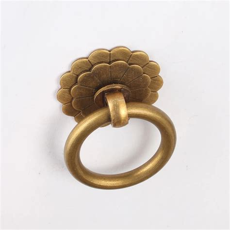 Vintage Style Brass Knobs Drawer Cabinet Knobs Pulls Antique Bronze