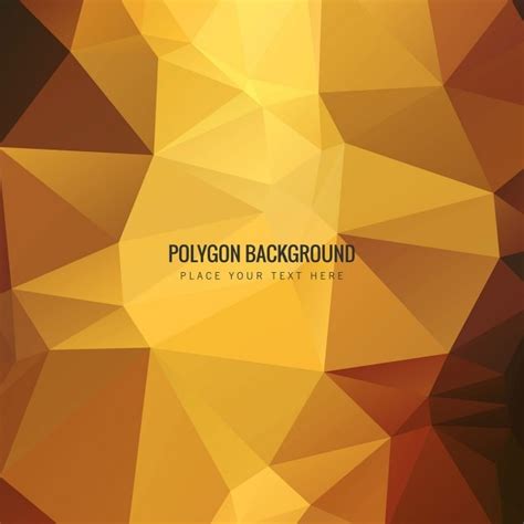 Free Vector Brown Polygonal Background