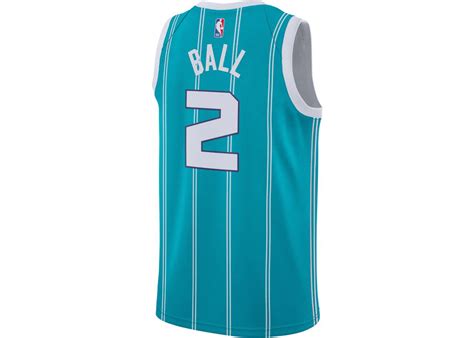 Air Jordan Lamelo Ball Hornets Icon Edition 2022 Swingman Nba Jersey Rapid Tealball Lamelo Men