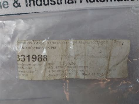 All Jetting Technologies 9027 Nozzle Aeliya Marine