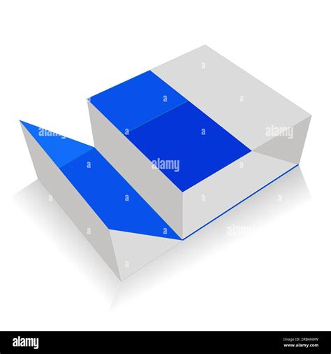 White Colour Folding Box For Marketing And Mock Up Purpose 3d Colour