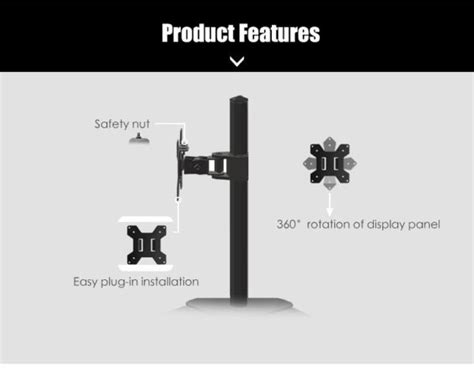 Extendable Monitor Arm Supprot Bracket For Monitor Dewinergo丨