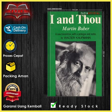 Jual I And Thou Trans Kaufmann By Martin Buber English Indonesia Shopee Indonesia