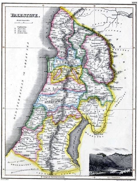 Maps 12 Tribes Of Israel