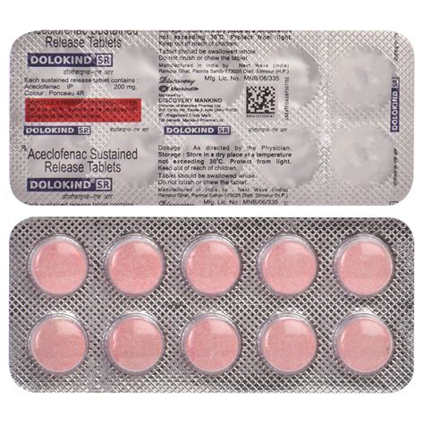 Dolokind Sr Tablet View Usage Side Effects Price And Subtitute Egmedi