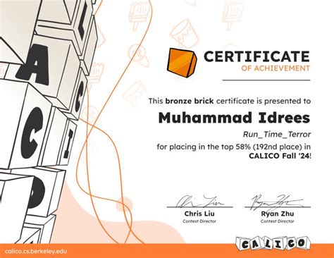 Muhammad Idrees On Linkedin Ucberkeley Calicofall24 Programming
