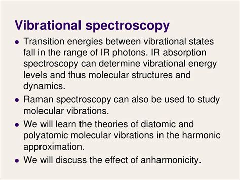 Ppt Lecture 35 Vibrational Spectroscopy Powerpoint Presentation Free