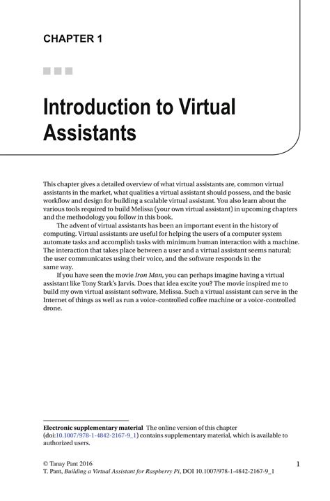 Solution Introduction To Virtual Assistant Building A Virtual