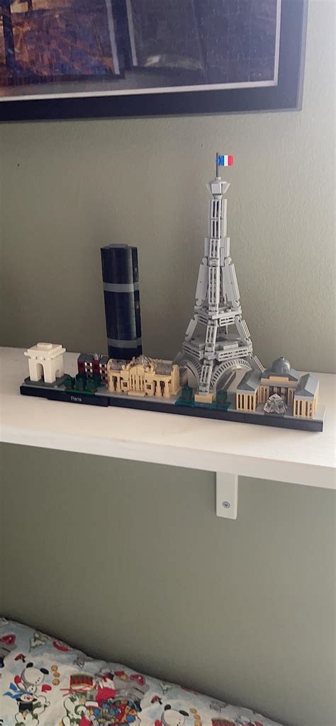 Lego Architecture Paris Arkitektur Byggsats Eiffeltornet Och Louvren Byggklossar 21044 Lego
