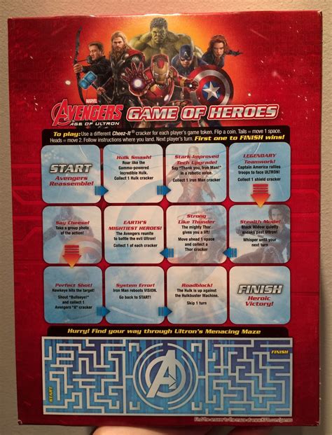 Cheez It Avengers Age Of Ultron チーズイット アベンジャーズ エイジ オブ ウルトロン ~ Im