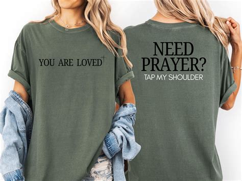 Prayer Team Comfort Colors Tee Etsy